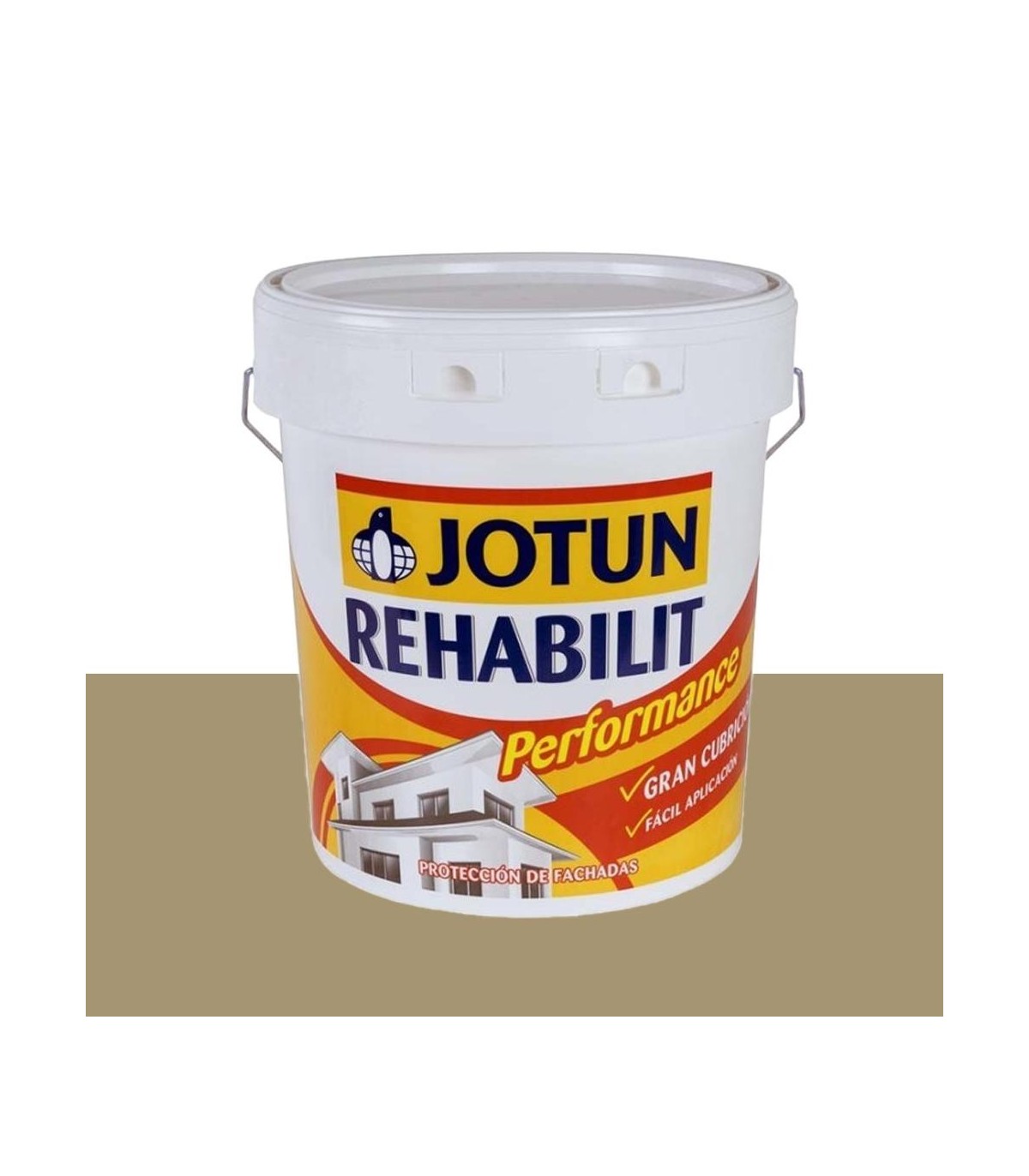 Pintura beige para fachadas exterior Rehabilit Performance JOTUN